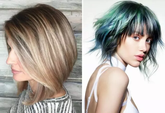 Warna rambut bergaya 2019 - Untuk blondes, brunettes, perang rambutnya, berambut perang, trend untuk coklat, hijau, mata biru, pendek, tengah, rambut panjang 3572_17