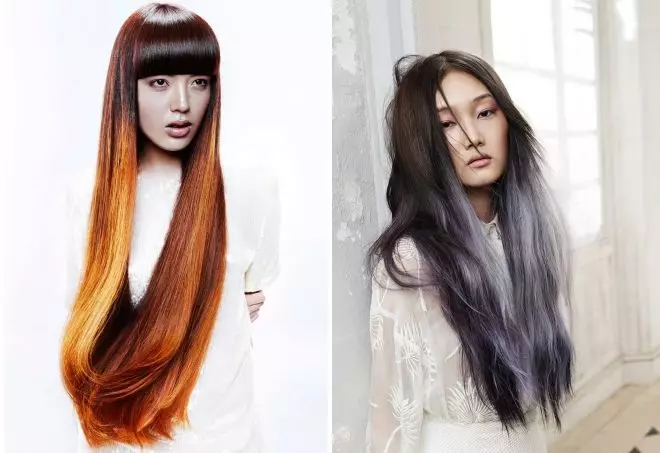 Warna rambut bergaya 2019 - Untuk blondes, brunettes, perang rambutnya, berambut perang, trend untuk coklat, hijau, mata biru, pendek, tengah, rambut panjang 3572_21