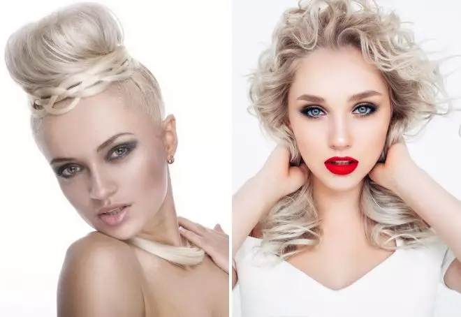 Warna rambut bergaya 2019 - Untuk blondes, brunettes, perang rambutnya, berambut perang, trend untuk coklat, hijau, mata biru, pendek, tengah, rambut panjang 3572_5