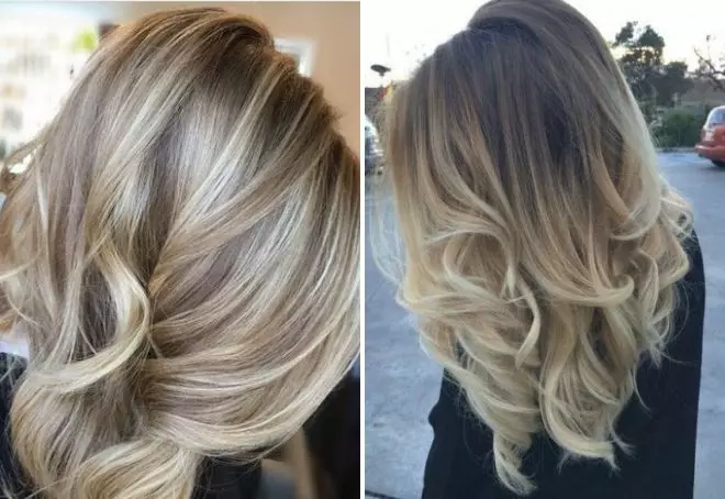 Warna rambut bergaya 2019 - Untuk blondes, brunettes, perang rambutnya, berambut perang, trend untuk coklat, hijau, mata biru, pendek, tengah, rambut panjang 3572_9