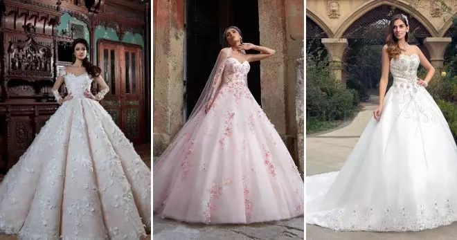 Wedding Fashion 2019 - Dresses, Lush, Short, With Loop, Transformers, Hairstyles for Long, Short Hair, Makeup, Manicure 3579_16