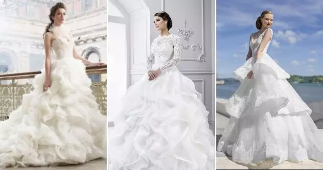 Wedding Fashion 2019 - Dresses, Lush, Short, With Loop, Transformers, Hairstyles for Long, Short Hair, Makeup, Manicure 3579_18