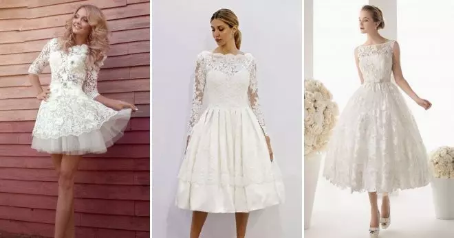 Wedding Fashion 2019 - Dresses, Lush, Short, With Loop, Transformers, Hairstyles for Long, Short Hair, Makeup, Manicure 3579_23