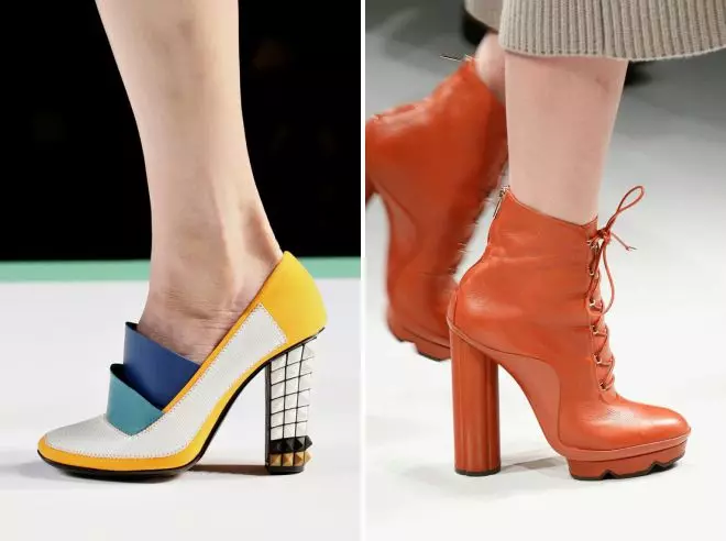 Belas sapatos de moda 2018 para meninas - primavera-verão, no calcanhar e sem, plataforma, cunha, sola trator 3585_3