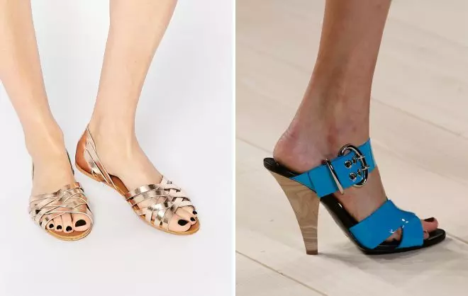 Belas sapatos de moda 2018 para meninas - primavera-verão, no calcanhar e sem, plataforma, cunha, sola trator 3585_9