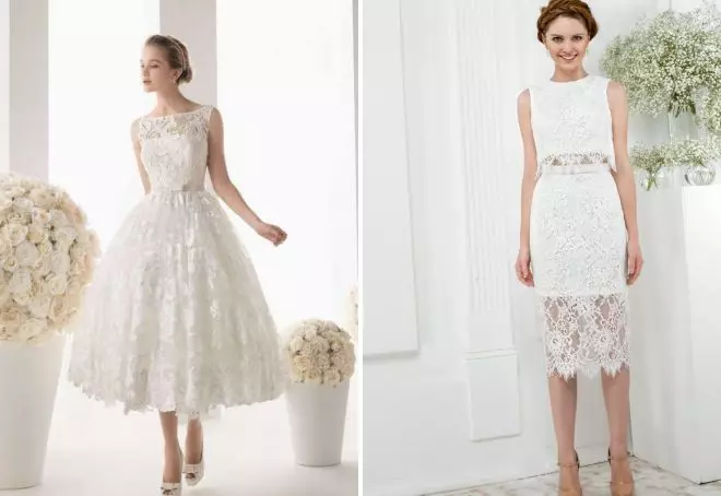 The most beautiful wedding dresses 2018 - fashion trends for winter and summer, lush, short, colored, for complete 3588_12