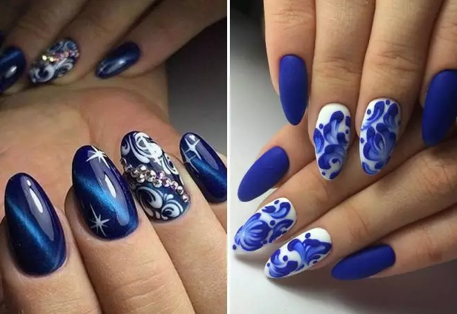 Wat te dwaan fan 'e manicure 2018 - Modieuze kleuren, ljochte ideeën, prachtige nagel-keunst foar lange en koarte nagels 3591_15