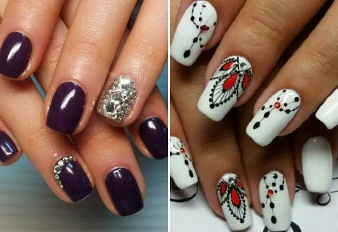 Wat te dwaan fan 'e manicure 2018 - Modieuze kleuren, ljochte ideeën, prachtige nagel-keunst foar lange en koarte nagels 3591_2