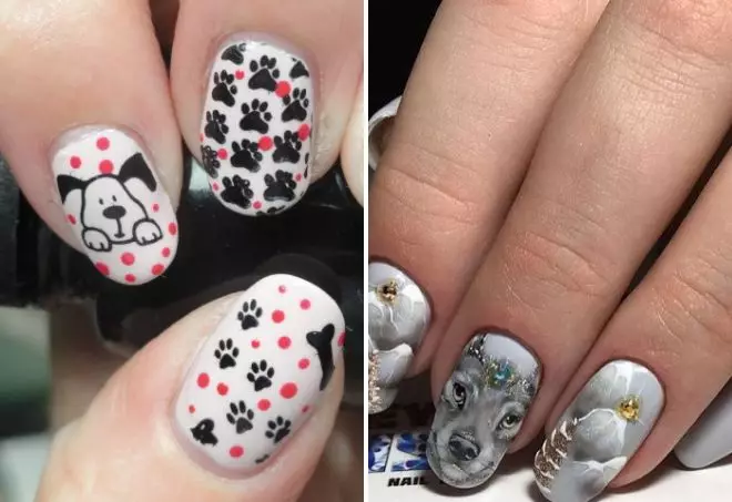 Wat te dwaan fan 'e manicure 2018 - Modieuze kleuren, ljochte ideeën, prachtige nagel-keunst foar lange en koarte nagels 3591_8