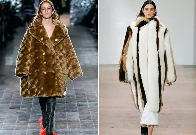 Fashionable fur coats 2017-2018 - Natural and artificial, short and long, mink, municipal 3592_2