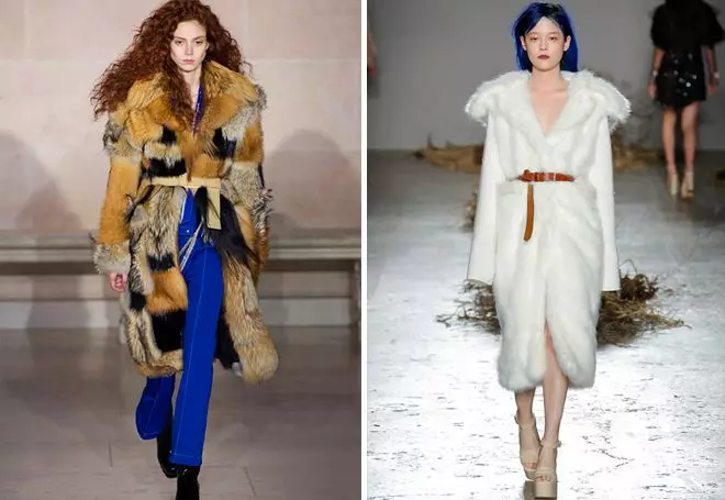 Fashionable fur coats 2017-2018 - Natural and artificial, short and long, mink, municipal 3592_3