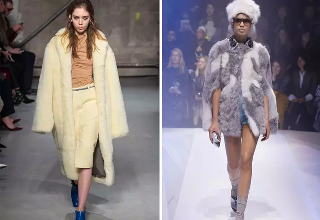 Fashionable fur coats 2017-2018 - Natural and artificial, short and long, mink, municipal 3592_4