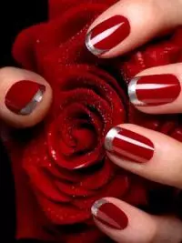 manicure សម្រាប់ឆ្នាំថ្មី 2017 1