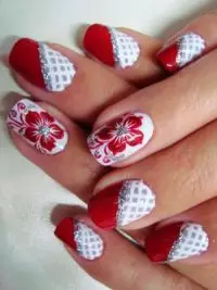 manicure សម្រាប់ឆ្នាំថ្មី 2017 2