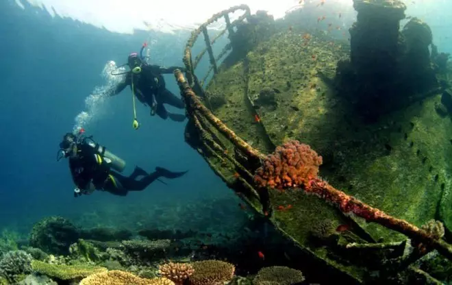 Foiben'ny diving ao Kvariati