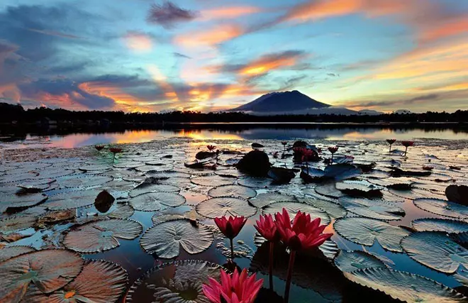 Kunjungan di Danau Bai