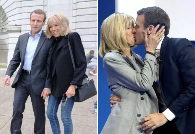 Biografia Brigit Macron - Rais wa Rais wa Ufaransa wakati wa ujana na sasa, katika swimsuit, katika uzinduzi, urefu na uzito, mtindo na watoto brigade Marie Claude Macron 3717_4