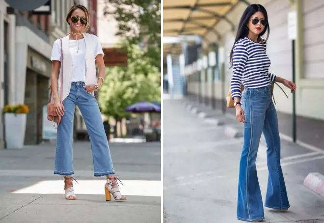 Jeans di fanghi alla moda, tubi, strappati e con tagli, per donne piene e incinte 3770_12