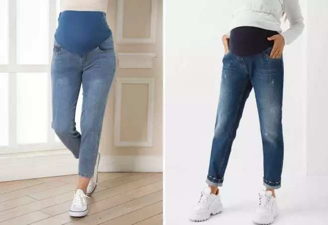 Moderigtige slam jeans, rør, revet og med nedskæringer, for fulde og gravide kvinder 3770_26