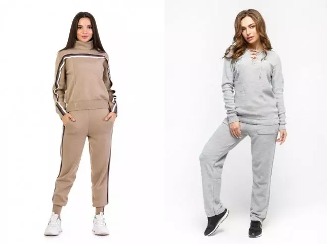 Tracksuit das mulheres para uma caminhada e fitness, para grávida e completa, lã, cashmere e strass 3773_10