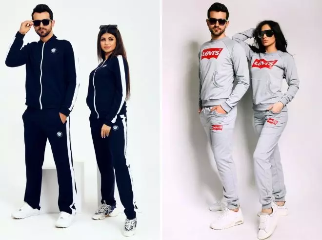 Tracksuit das mulheres para uma caminhada e fitness, para grávida e completa, lã, cashmere e strass 3773_12