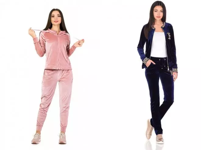 Tracksuit das mulheres para uma caminhada e fitness, para grávida e completa, lã, cashmere e strass 3773_16