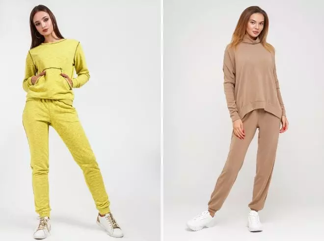 Tracksuit das mulheres para uma caminhada e fitness, para grávida e completa, lã, cashmere e strass 3773_18