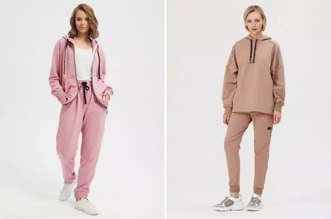 Tracksuit das mulheres para uma caminhada e fitness, para grávida e completa, lã, cashmere e strass 3773_3