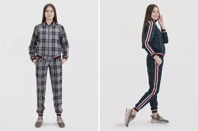 Tracksuit das mulheres para uma caminhada e fitness, para grávida e completa, lã, cashmere e strass 3773_9