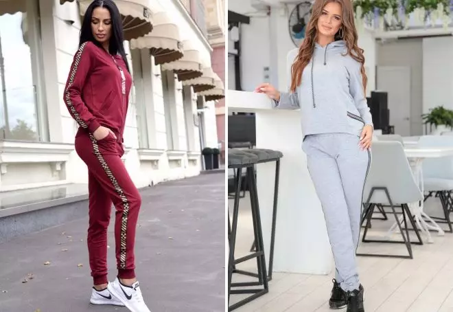 Traje das mulheres - com calças ou saia, casamento e noite, denim e malha 3774_21