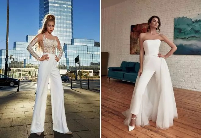 Traje das mulheres - com calças ou saia, casamento e noite, denim e malha 3774_9