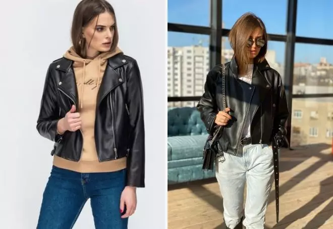 Qadın Kobud Oversis - qısa, uzun, dəri paltar, denim jaket seçin necə 3776_7