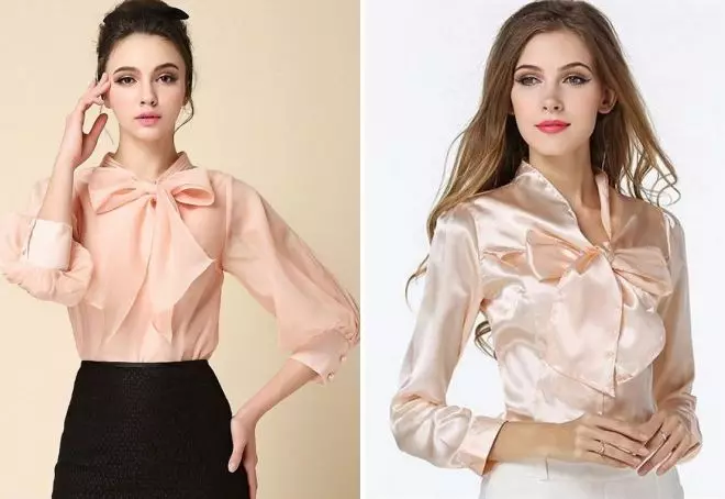 Áo phông buổi tối - từ voan, ren, trên một vai, với sequin, từ organza, với một bồn tắm, cung, từ gu guan 3793_17