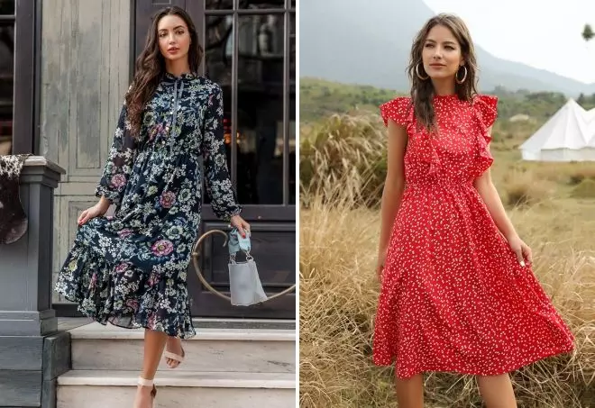 Vestidos de verão elegante 2021 - Estilos longos e curtos, para mulheres grávidas, cheio de mulheres e casamento 3807_22