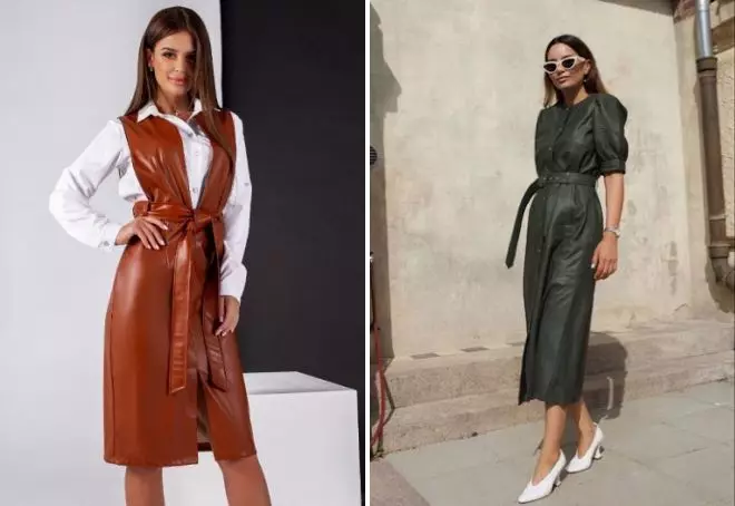 Moda Kadın Elbiseleri 2021 - Akşam, Düğün, Uzun, Kısa, Deri ve Vintage 3809_49