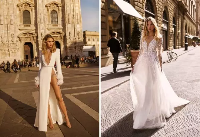 Vestidos de moda 2021 - Estilos cortos y largos, tarde, boda, para mujeres llenas y embarazadas 3810_20