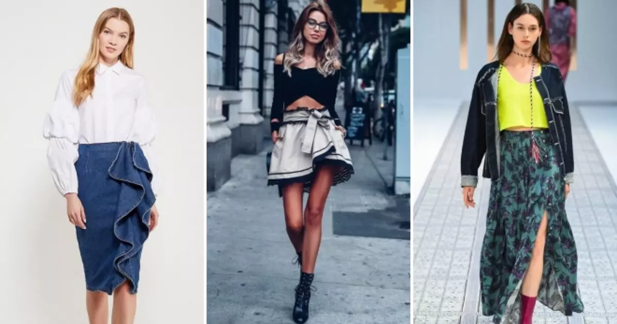 Fashion Skirts 2019 - Trends, Long, Midi, Short, Pencil, Denim, Shorts, Plisseret, Læder, Lugte, Brændstof, Bukser, Velvet