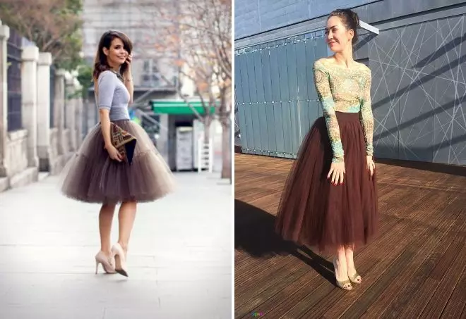 Brown Skirt - Balat, Suede, Velvet, Denim, Lapis, Pleated, Knited, Uban sa Unsa ang Gisul-ob? 3826_13