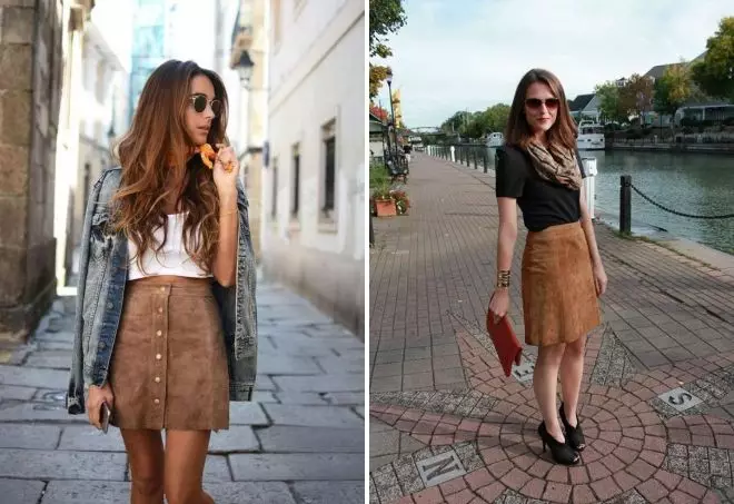 Brown Skirt - Balat, Suede, Velvet, Denim, Lapis, Pleated, Knited, Uban sa Unsa ang Gisul-ob? 3826_5