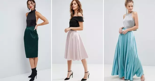 Jupe Satin - 44 photos de longs modèles MIDI et courts pour toutes les occasions