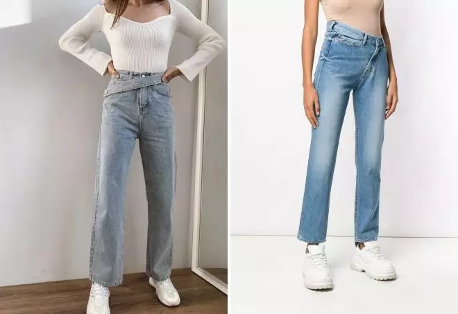 Emakumeen Jeans Hodiak - Zer jantzi zer oinetako urdin urdin, zuria, beltza eta grisa 3838_21