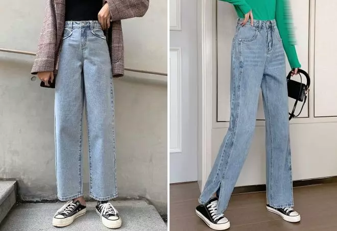 Emakumeen Jeans Hodiak - Zer jantzi zer oinetako urdin urdin, zuria, beltza eta grisa 3838_36