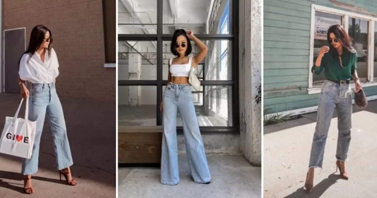 กางเกงยีนส์ผู้หญิงแฟชั่น 2021 - วิธีการเลือกท่อ Joggers, culoty และ buggy