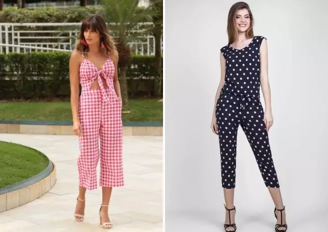 Jumpsuit de verão - com calças, shorts, saia, denim, lençóis, algodão, de grampo 3844_19