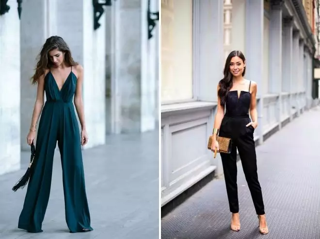 Jumpsuit veror - me pantallona, ​​pantallona të shkurtra, pantallona të gjera, xhins, liri, pambuk, nga lënda kryesore 3844_3