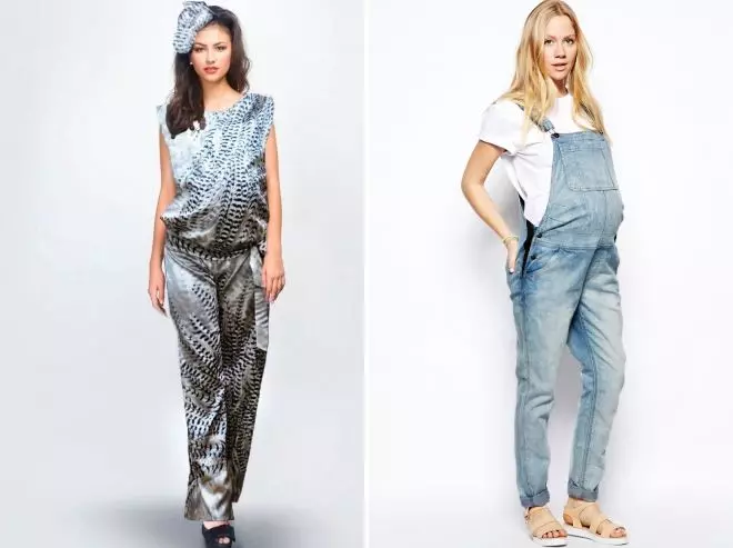 Jumpsuit de verão - com calças, shorts, saia, denim, lençóis, algodão, de grampo 3844_32