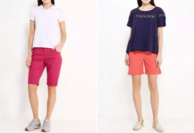 Bermuda Shorts Femmes - Classique, Denim, Tricoté, Large, Cuir, Linge de maison, Sports 3846_13