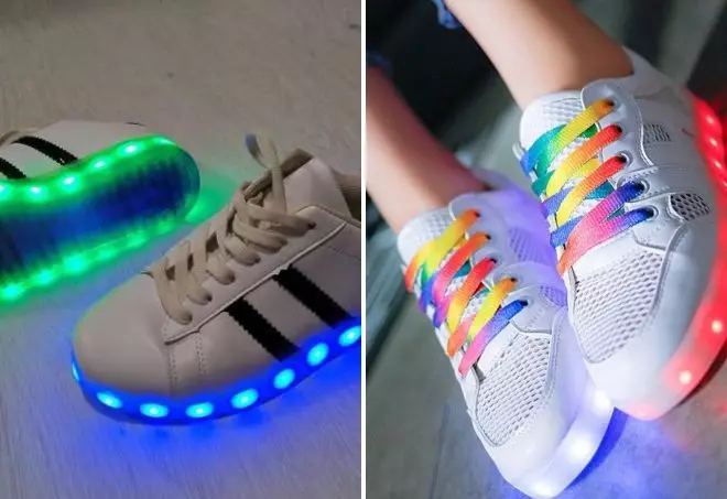 What are fashionable sneakers now - on the platform, high soles, glowing and without shoelaces 3854_20