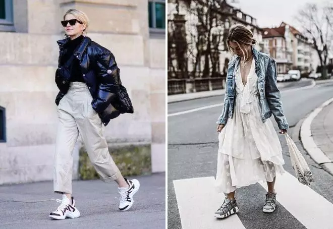 What are fashionable sneakers now - on the platform, high soles, glowing and without shoelaces 3854_36