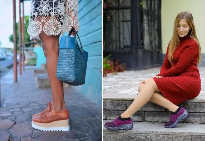 Ang mga fashionable nga sapatos, tingpamulak 2021 - Giunsa pagpili ang mga botas, sapatos, sneaker ug sapatos 3861_27